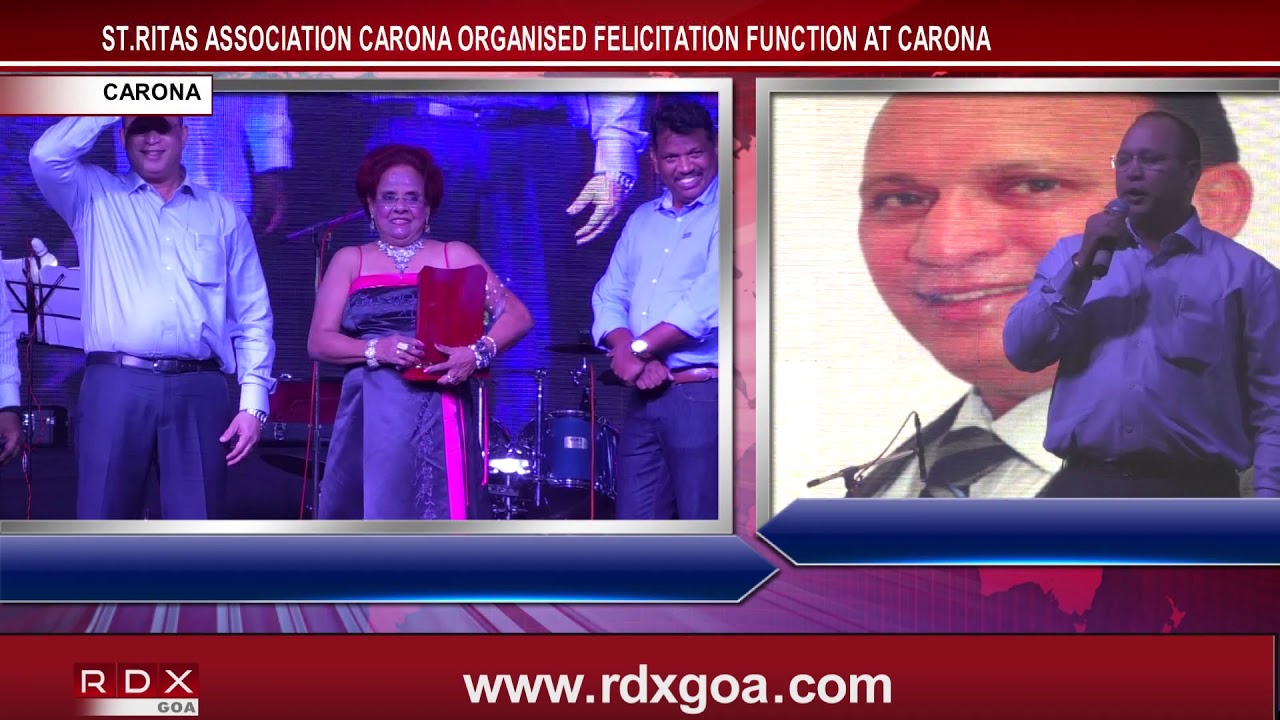 ST RITAS ASSOCIATION CARONA ORGANISED FELICITATION FUNCTION AT CARONA ...