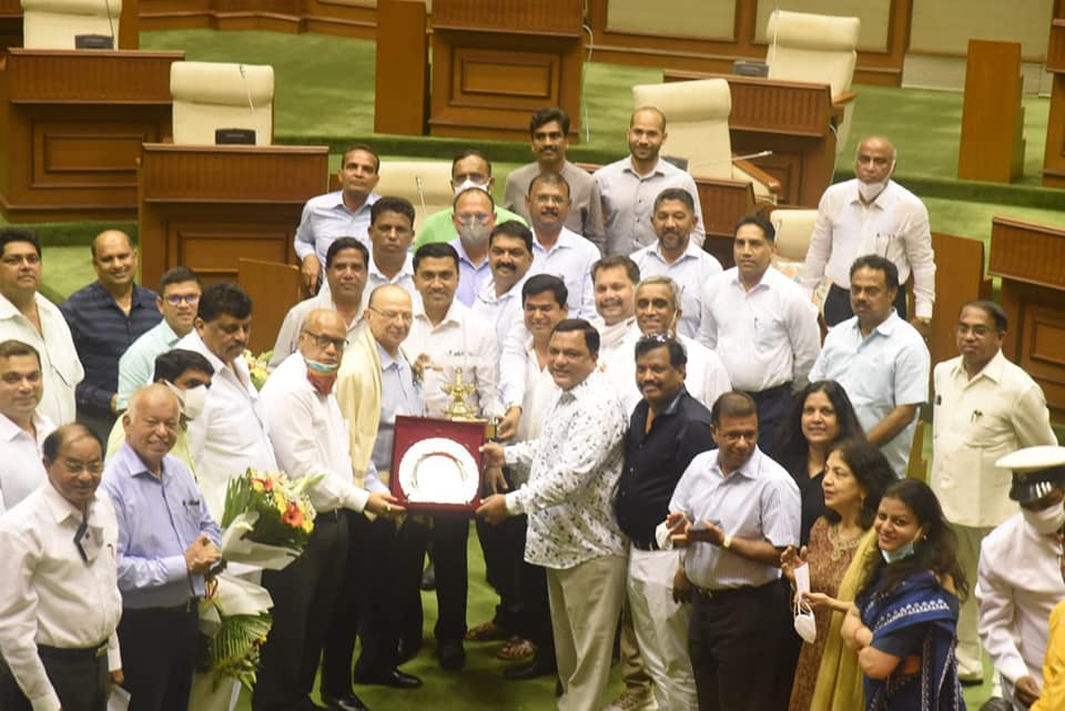 All the members of Goa Legislative Assembly congratulated Pratapsingh ...