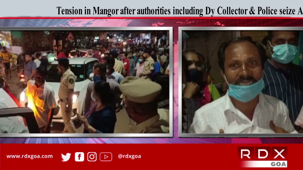 Tension in Mangor after authorities including Dy Collector & Police ...