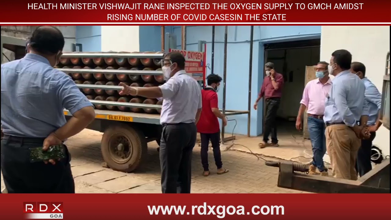 VISHWAJIT RANE INSPECTED THE OXYGEN SUPPLY TO GMCH AMIDST RISING NUMBER ...