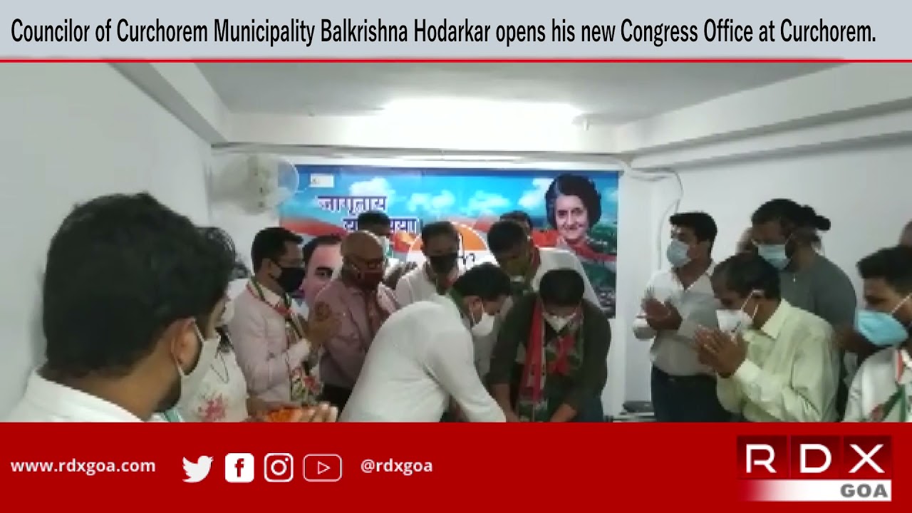Councilor of Curchorem Municipal Council Balkrishna Hodarkar opens new ...