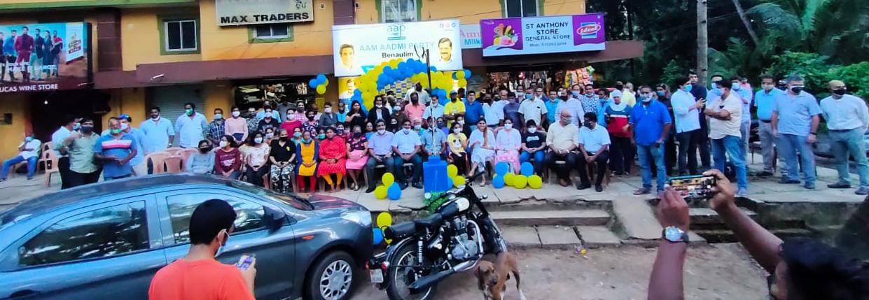 AAP Goa Inaugurates new Office in Benaulim - RDX Goa