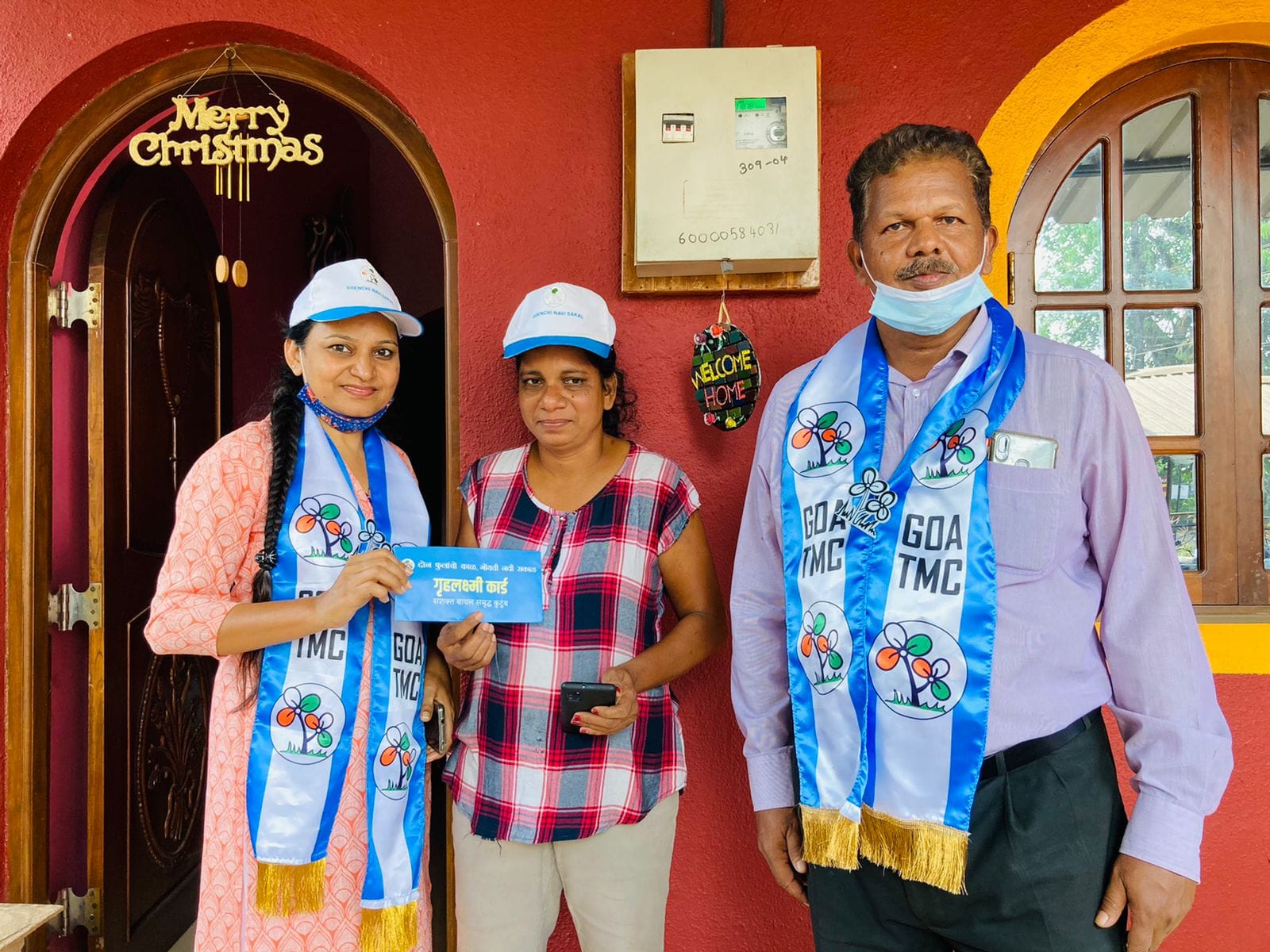 Goa TMC Leaders Pratibha Borkar and Jose Vincent Gomes reach out to ...