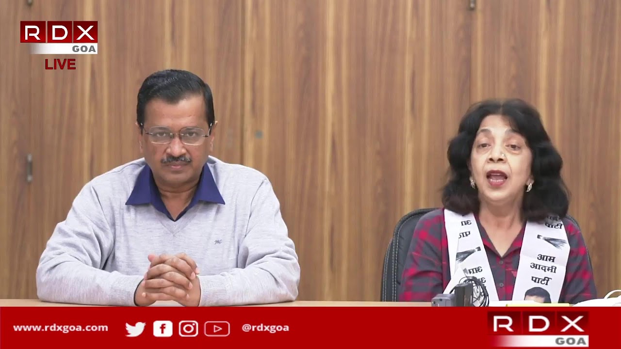 AAP National Convenor Arvind Kejriwal welcomes former BJP MLA Alina ...