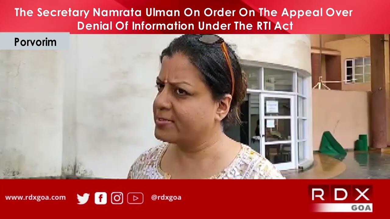 The Secretary Namrata Ulman On Order On The Appeal Over Denial Of ...