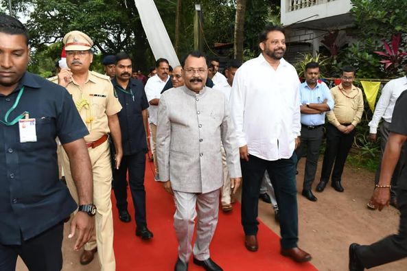 Governor, Shri. PS Sreedharan Pillai along with St. Cruz MLA, Shri ...