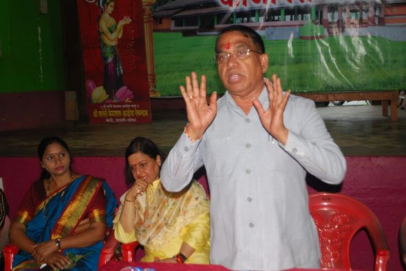 WRD Minister, Shri. Subhash Shirodkar along with MLA Dr. Deviya Rane ...