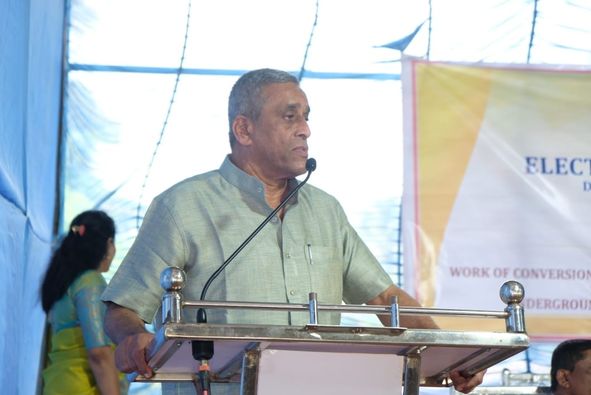 Minister,Sudin Dhavalikar in the presence of Minister, Subhash ...