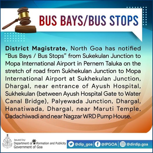 BUS BAYS /BUS STOPS - RDX Goa