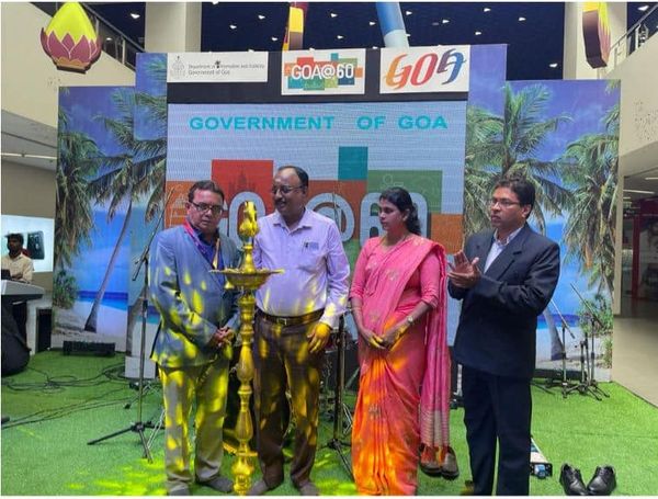 Deputy Director, Mysore Palace Board, T. S. Subramanya in the presence ...