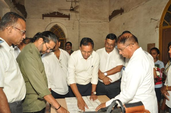 Minister for Provedoria, Subhash Shirodkar visited the Old Age Home at ...