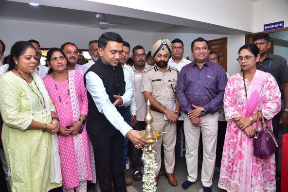 Chief Minister, Dr. Pramod Sawant in the presence of MLA, Kedar Naik ...
