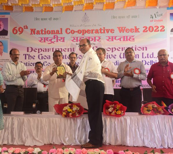 Minister for Cooperation, Subhash Shirodkar in the presence of NRI ...