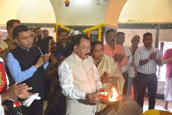 Governor PS Sreedharan Pillai in the presence of First Lady, Rita S ...