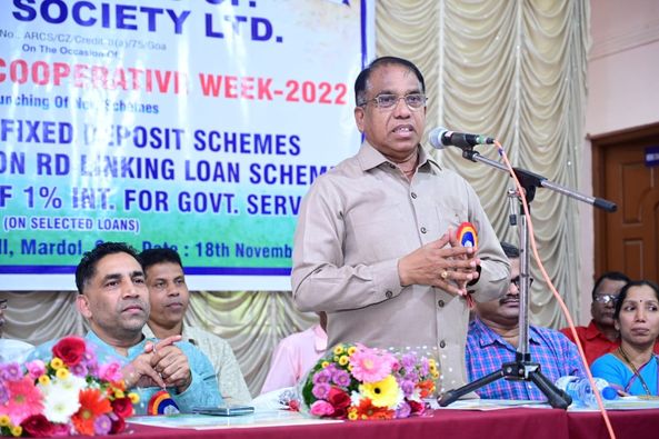 Minister for Cooperation, Subhash Shirodkar in the presence of Minister ...