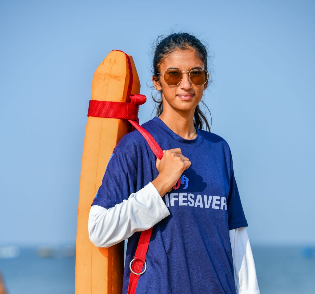 Ananyaa Bath, a woman lifesaver from Drishti Marine, was involved in a ...