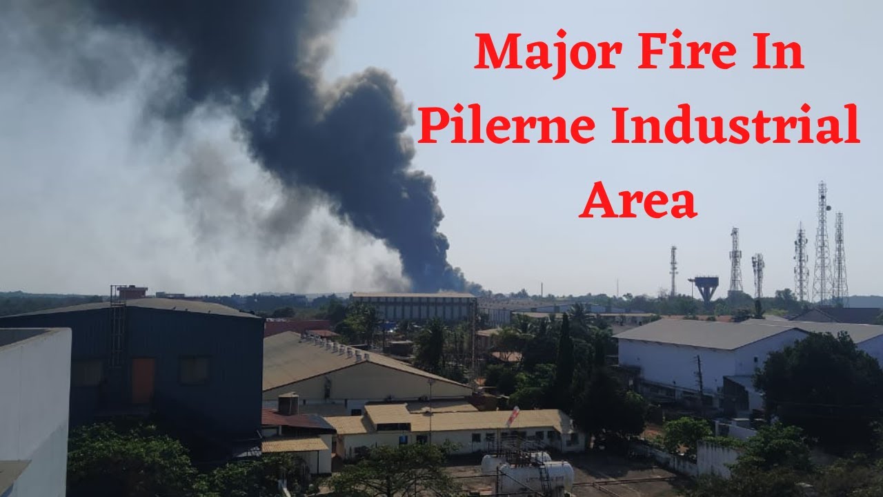 Major Fire In Pilerne Industrial Area Burger Becker Paints Factory ...