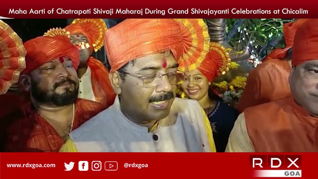 Maha Aarti of Chatrapati Shivaji Maharaj During Grand Shivajayanti ...