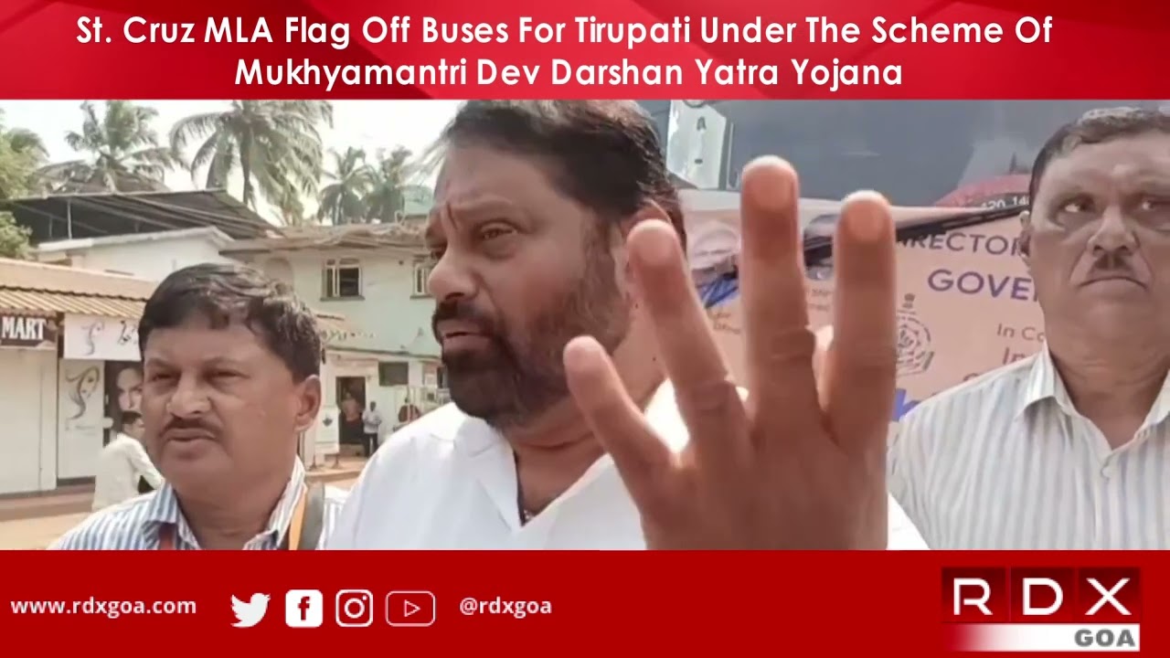St. Cruz MLA Flag Off Buses For Tirupati Under The Scheme Of ...