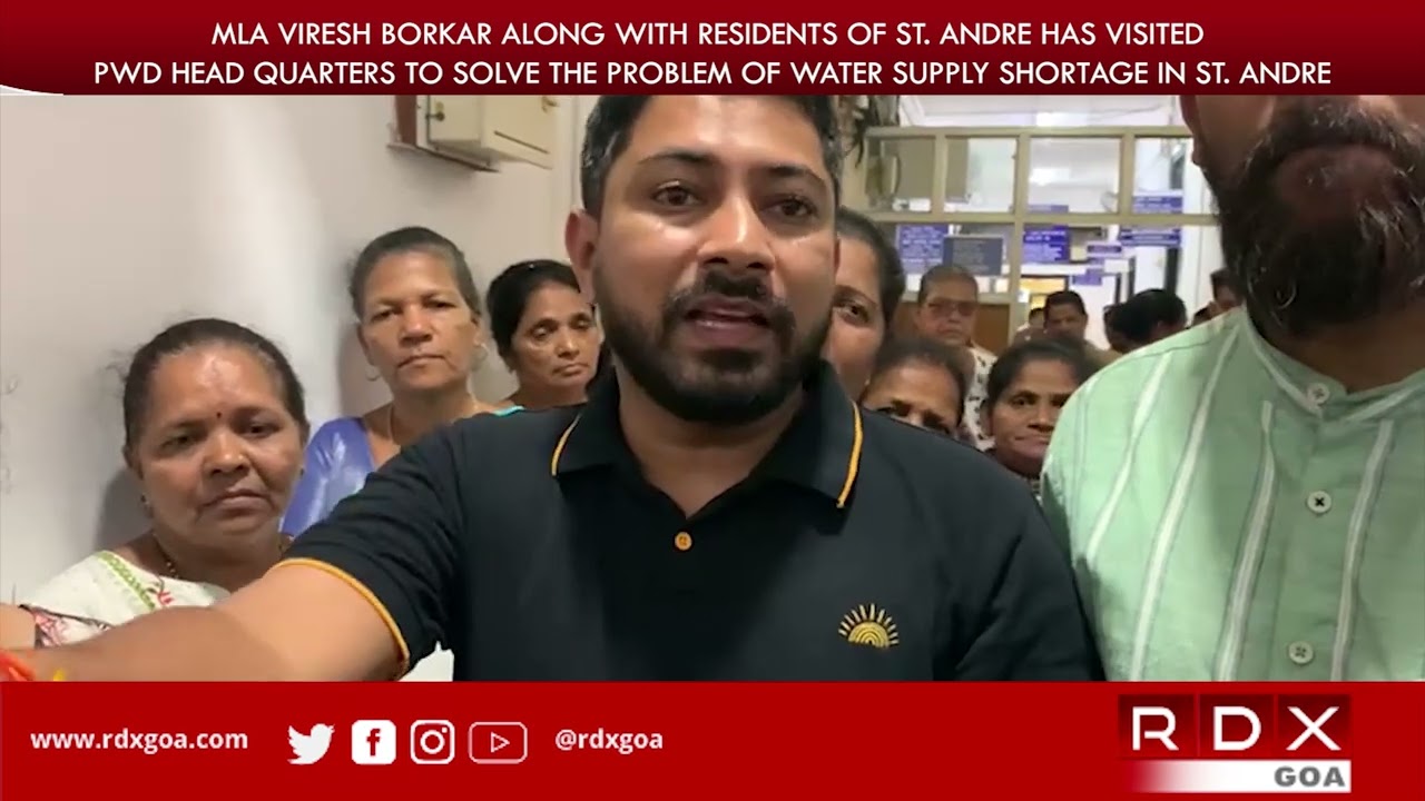 MLA VIRESH BORKAR ALONG WITH RESIDENTS OF ST. ANDRE VISITED PWD HEAD ...