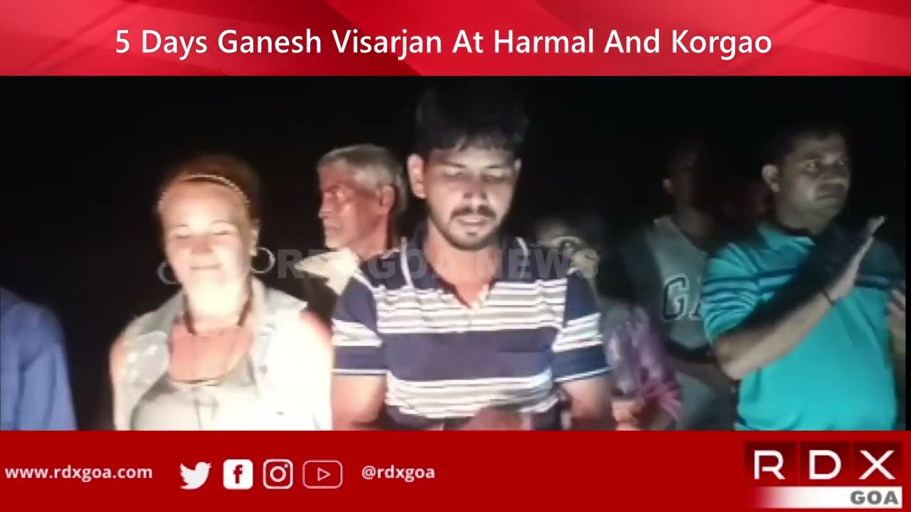 5 Days Ganesh Visarjan At Harmal And Korgao - RDX Goa