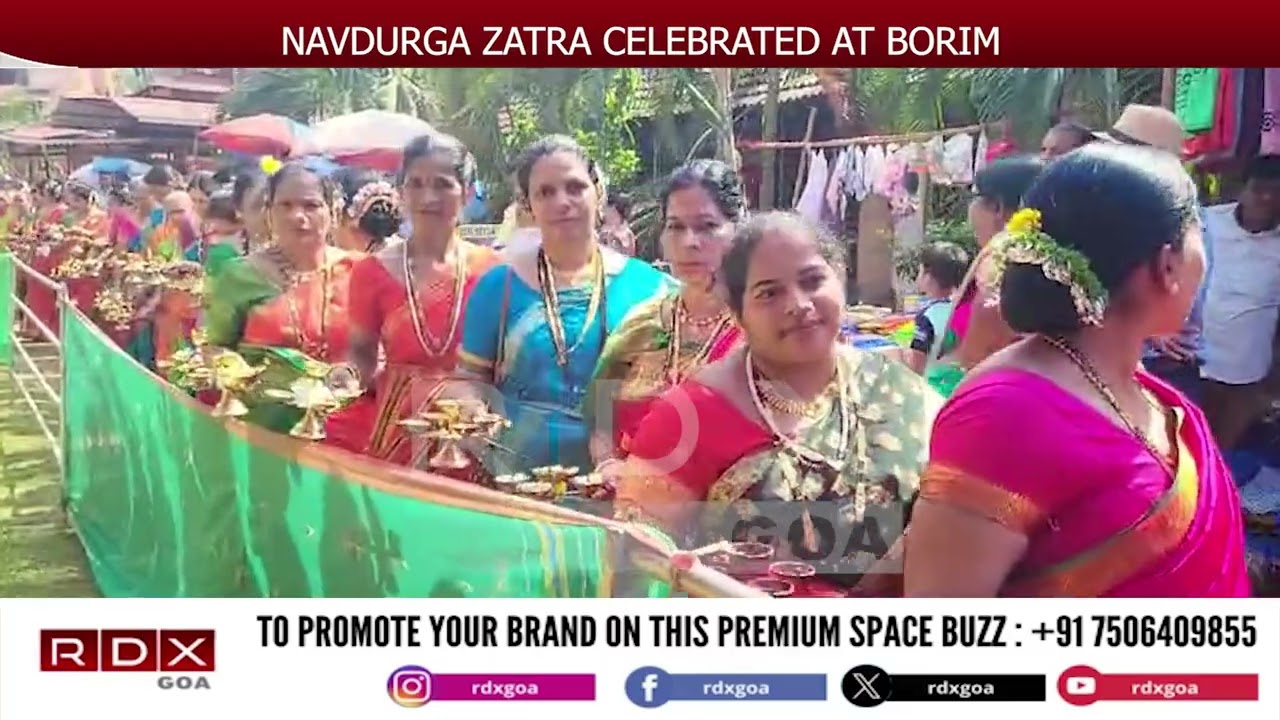 NAVDURGA ZATRA CELEBRATED AT BORIM - RDX Goa