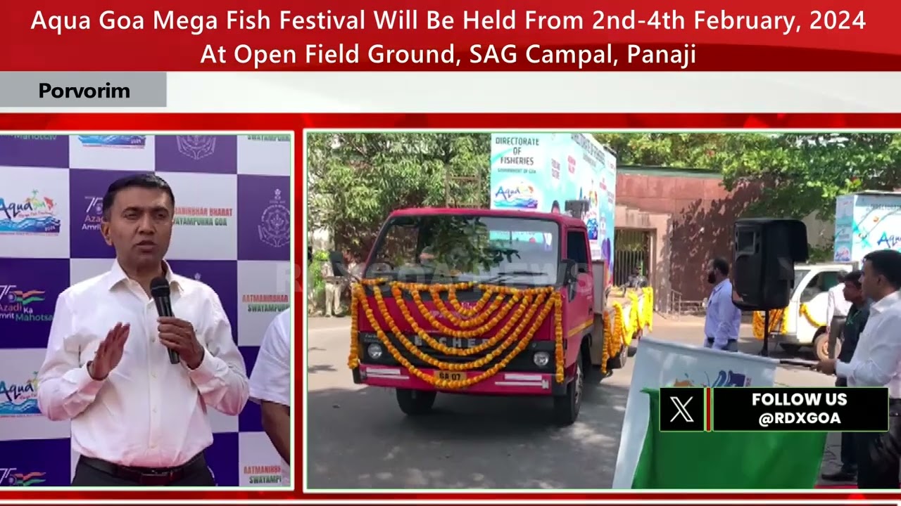 Aqua Goa Mega Fish Festival Will Be Held From 2-4 Feb 2024 At Open ...