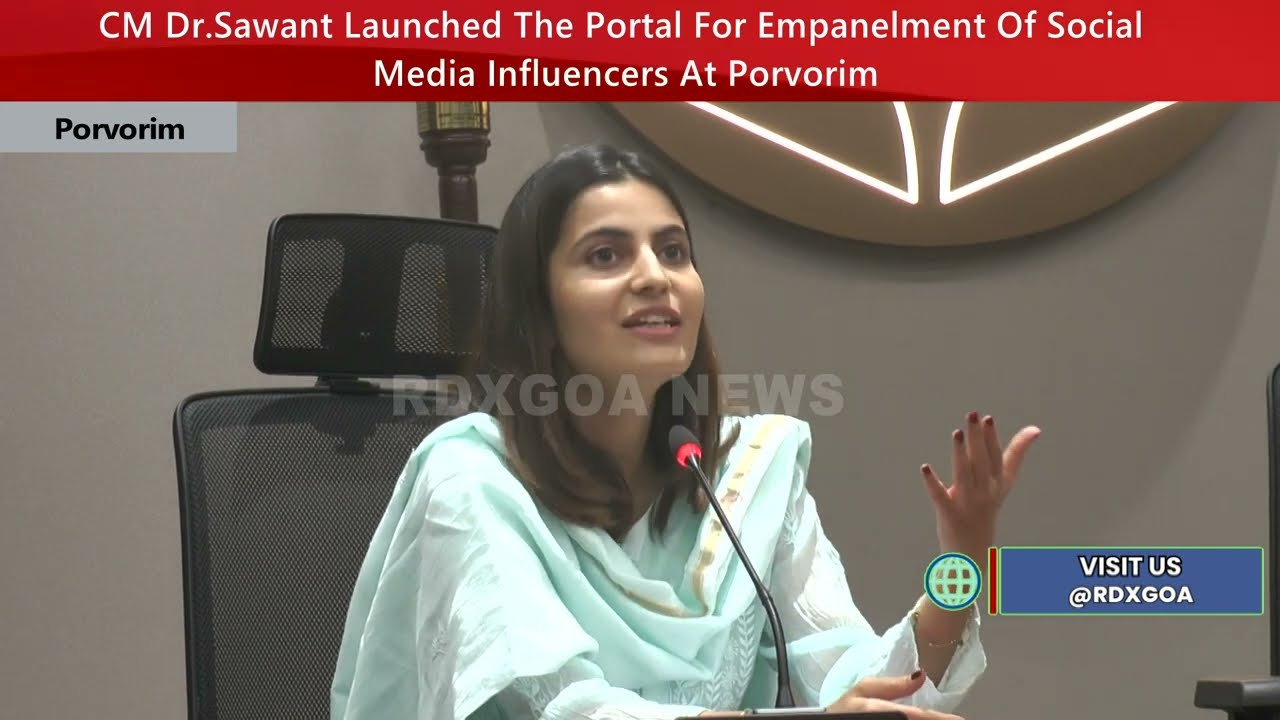 CM Dr.Sawant Launched The Portal For Empanelment Of Social Media ...