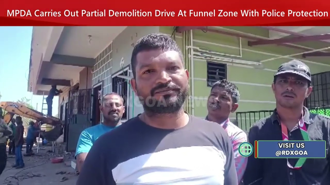 MPDA Carries Out Partial Demolition Drive At Funnel Zone With Police ...