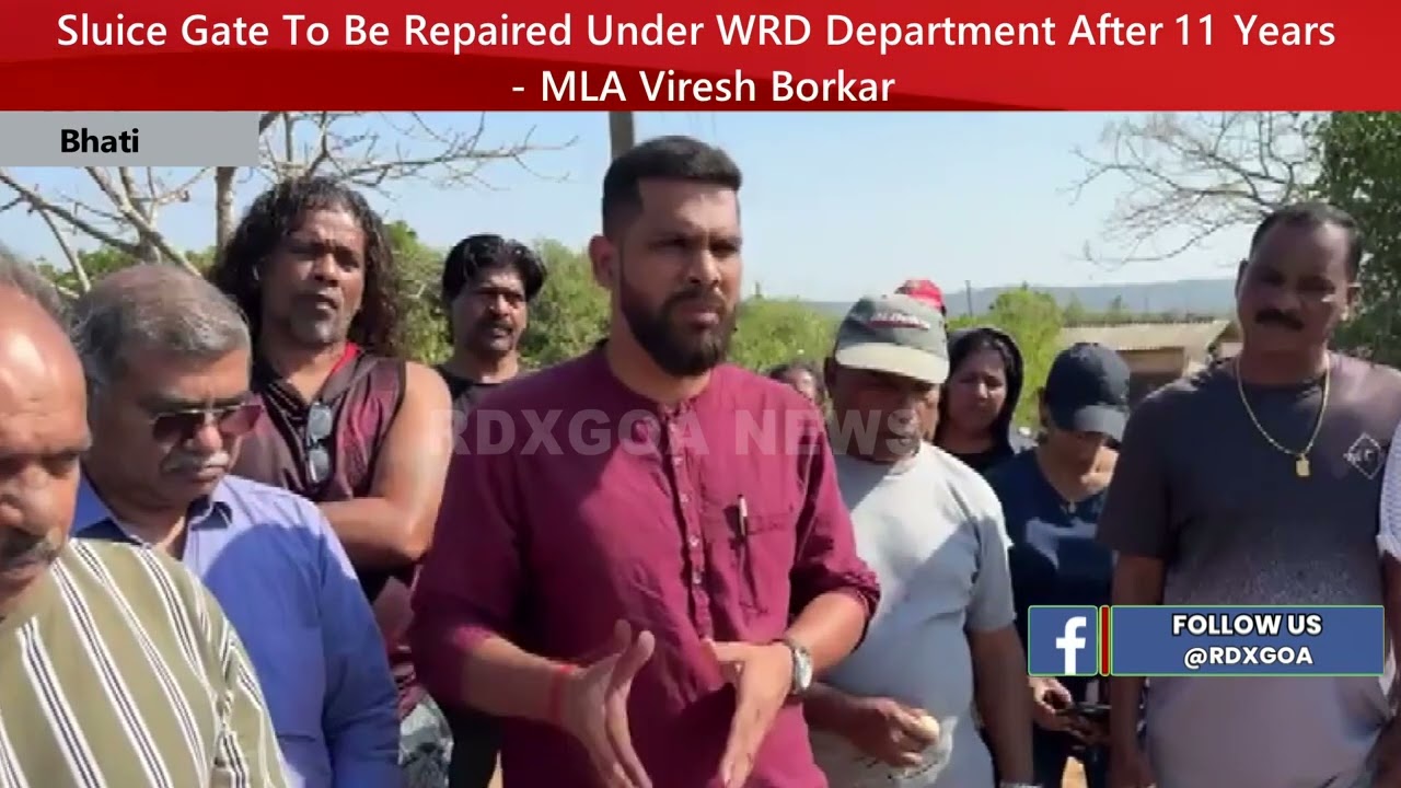 Sluice Gate To Be Repaired Under WRD Department After 11 Years - Viresh ...