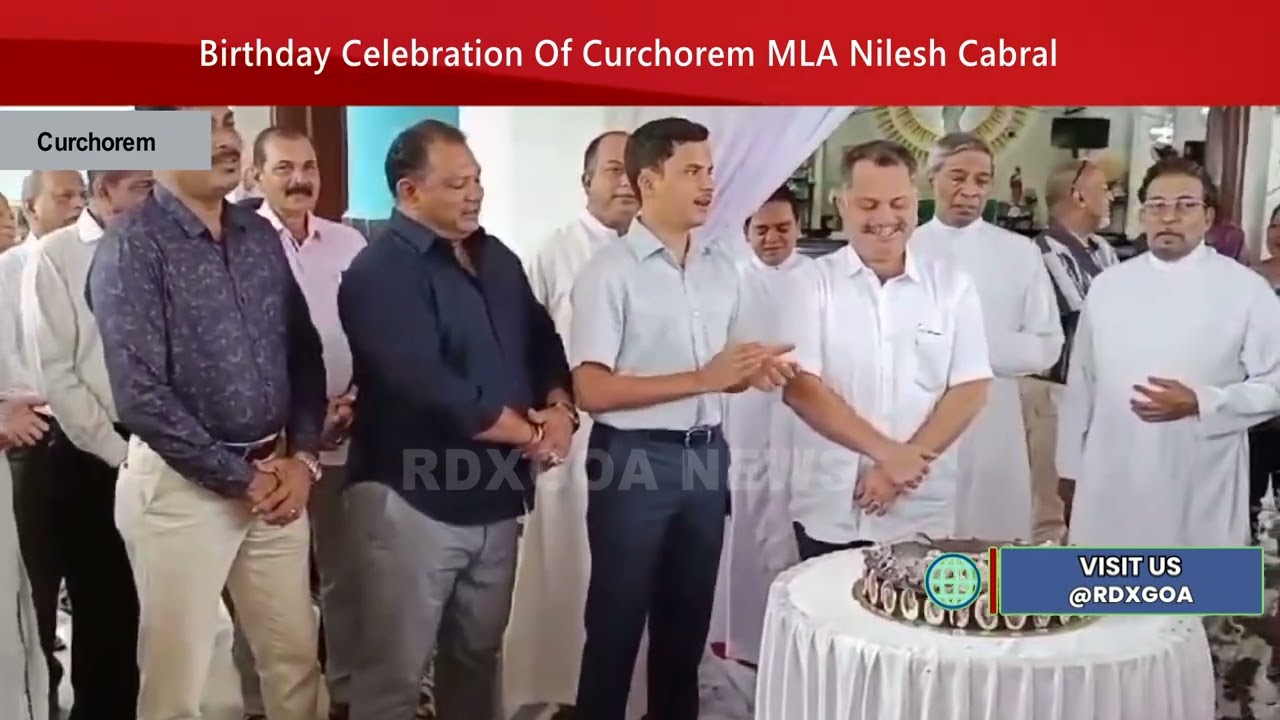 Birthday Celebration Of Curchorem MLA Nilesh Cabral - RDX Goa