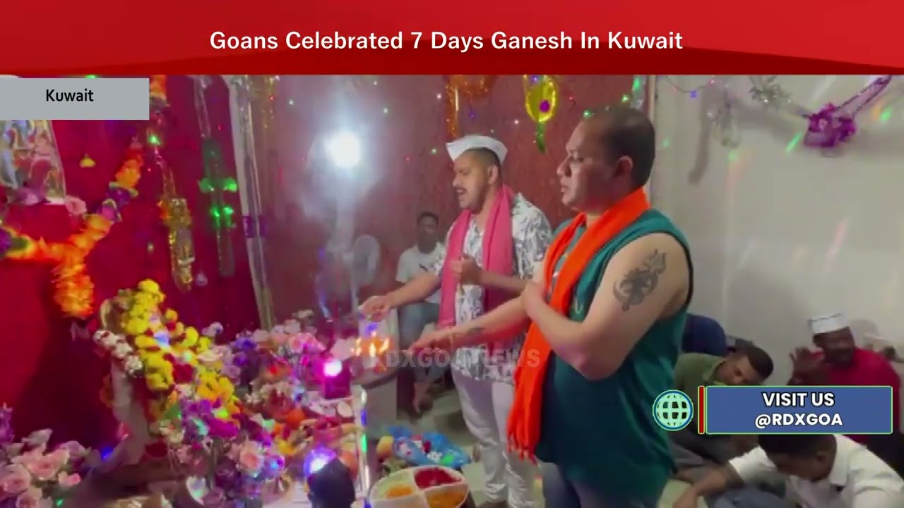 Goans Celebrated 7 Days Ganesh In Kuwait - RDX Goa