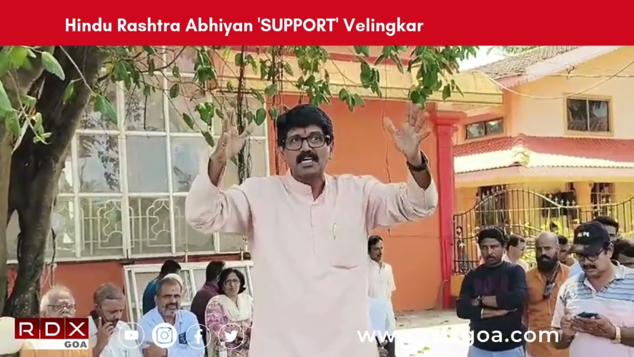 Hindu Rashtra Support Velingkar At Bodgeshwar Mapusa - RDX Goa