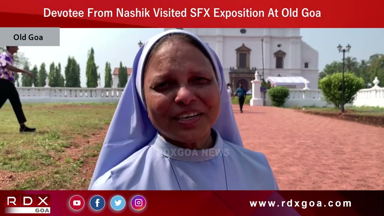 Devotee From Nashik Visited SFX Exposition At Old Goa - RDX Goa