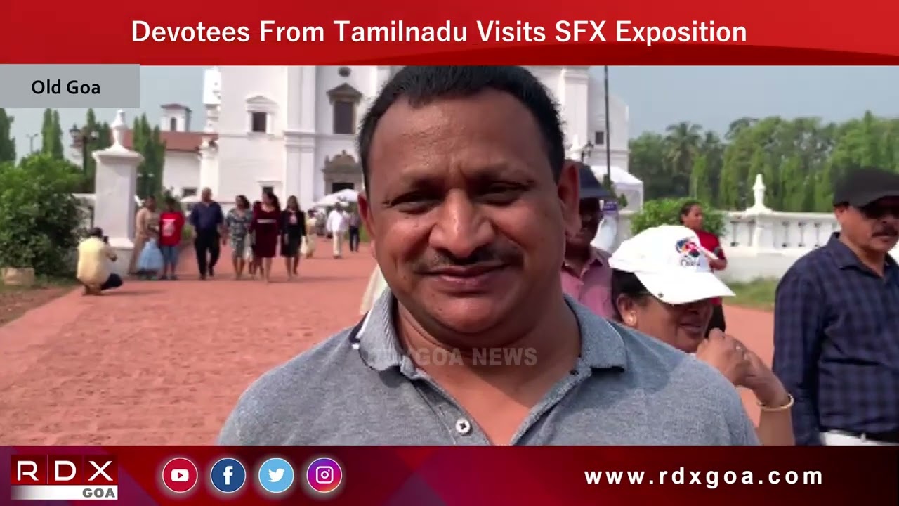 Devotees From Tamilnadu Visit SFX Exposition - RDX Goa