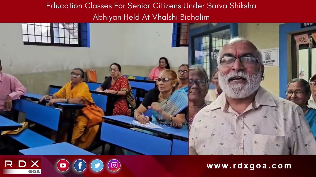 Education Classes For Senior Citizens Under Sarva Shiksha Abhiyan Held ...