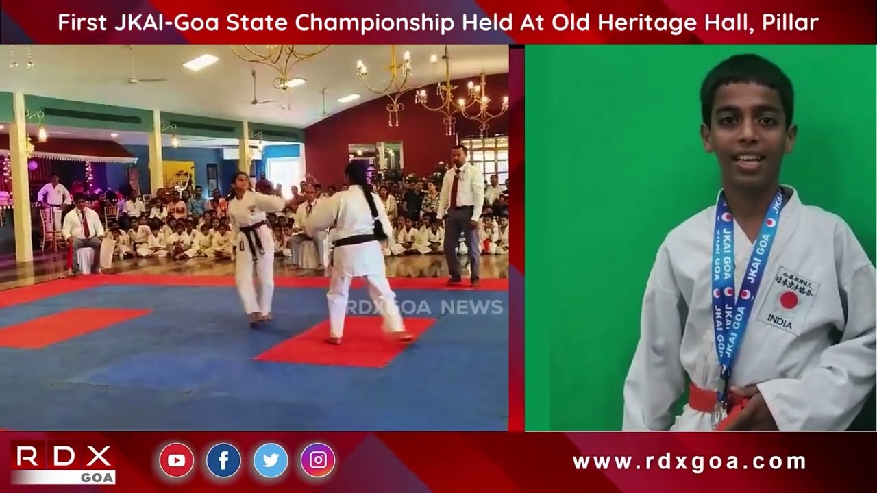 First JKAI Goa State Championship Held At Old Heritage Hall, Pillar ...