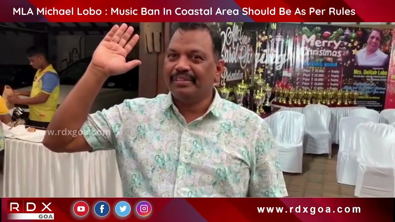 MLA Michael Lobo : Music Ban In Coastal Area Should Be As Per Rules ...