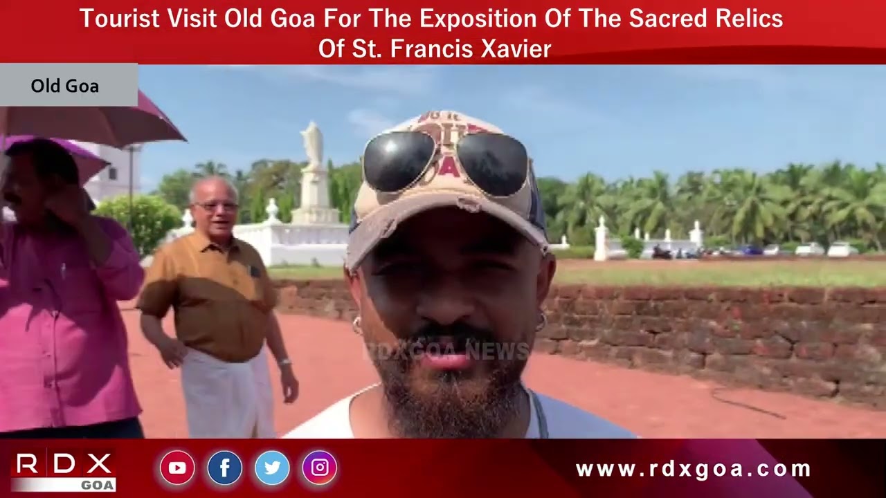 Tourist Visit Old Goa For The Exposition Of The Sacred Relics Of St ...