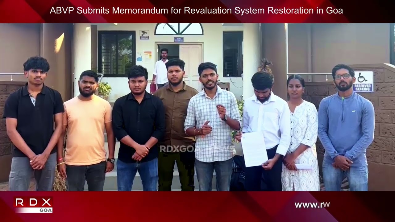 ABVP Submits Memorandum for Revaluation System Restoration in Goa - RDX Goa