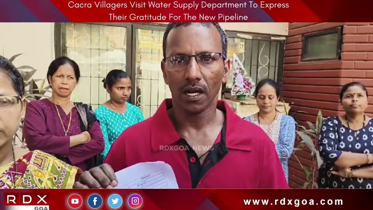 Cacra Villagers Visit Water Supply Department To Express Their ...
