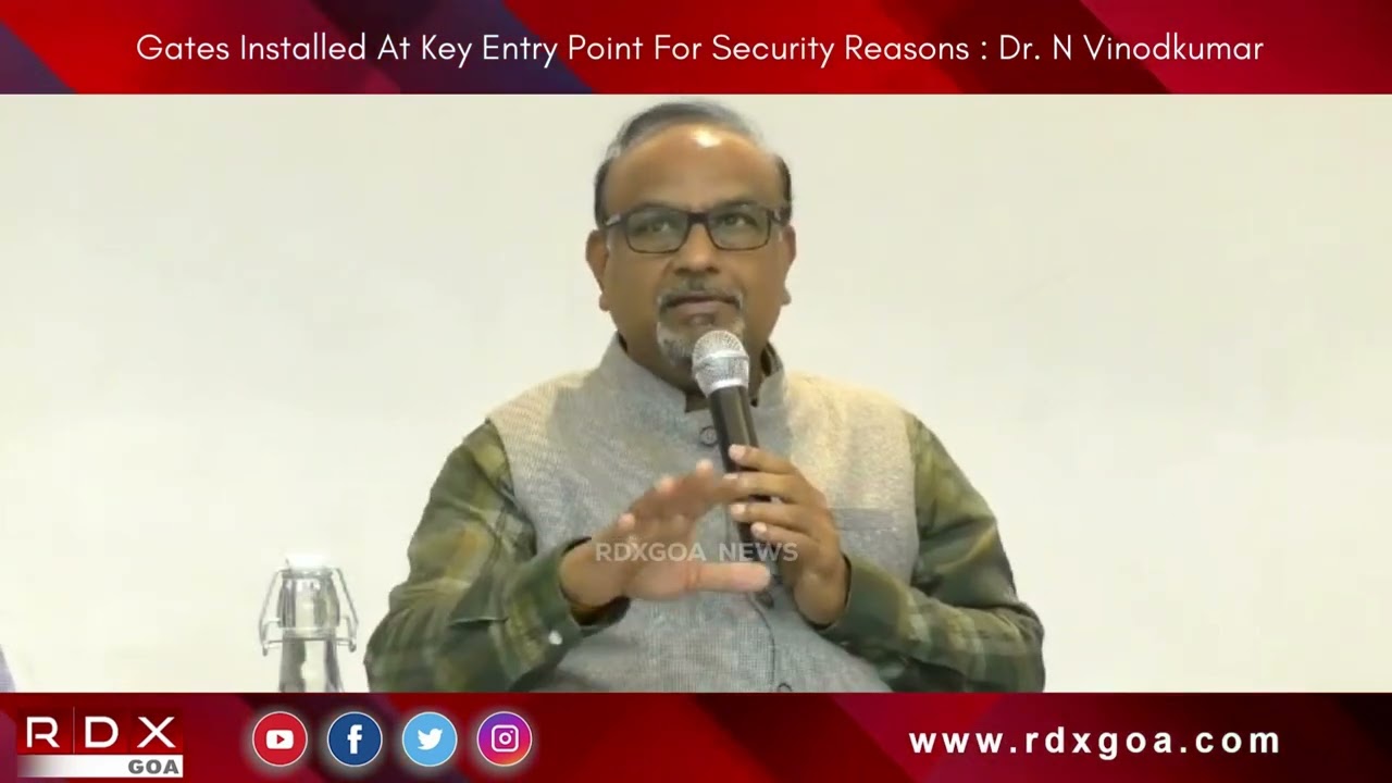 Gates Installed At Key Entry Point For Security Reasons : Dr. N ...