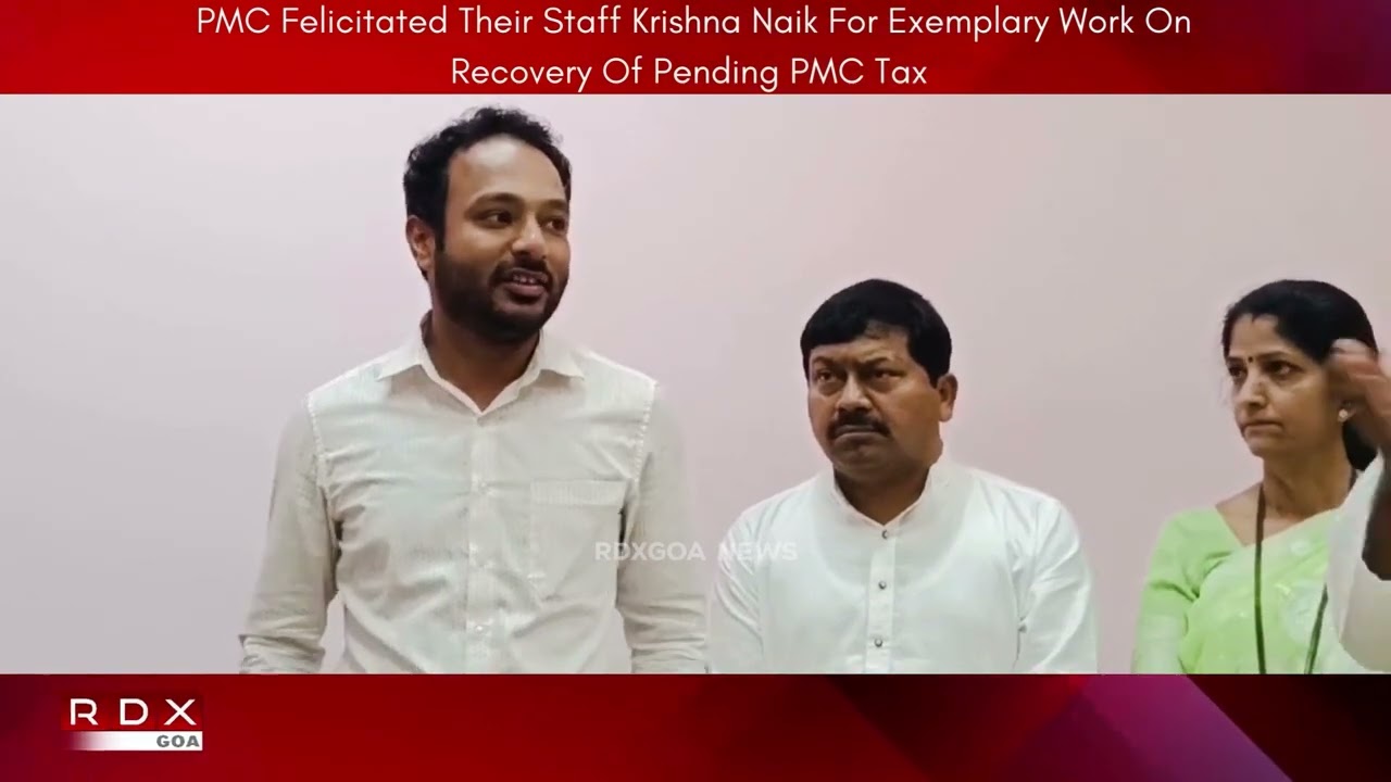 PMC Felicitated Their Staff Krishna Naik For Exemplary Work On Recovery ...