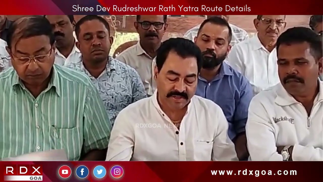 Shree Dev Rudreshwar Rath Yatra Route Details - RDX Goa
