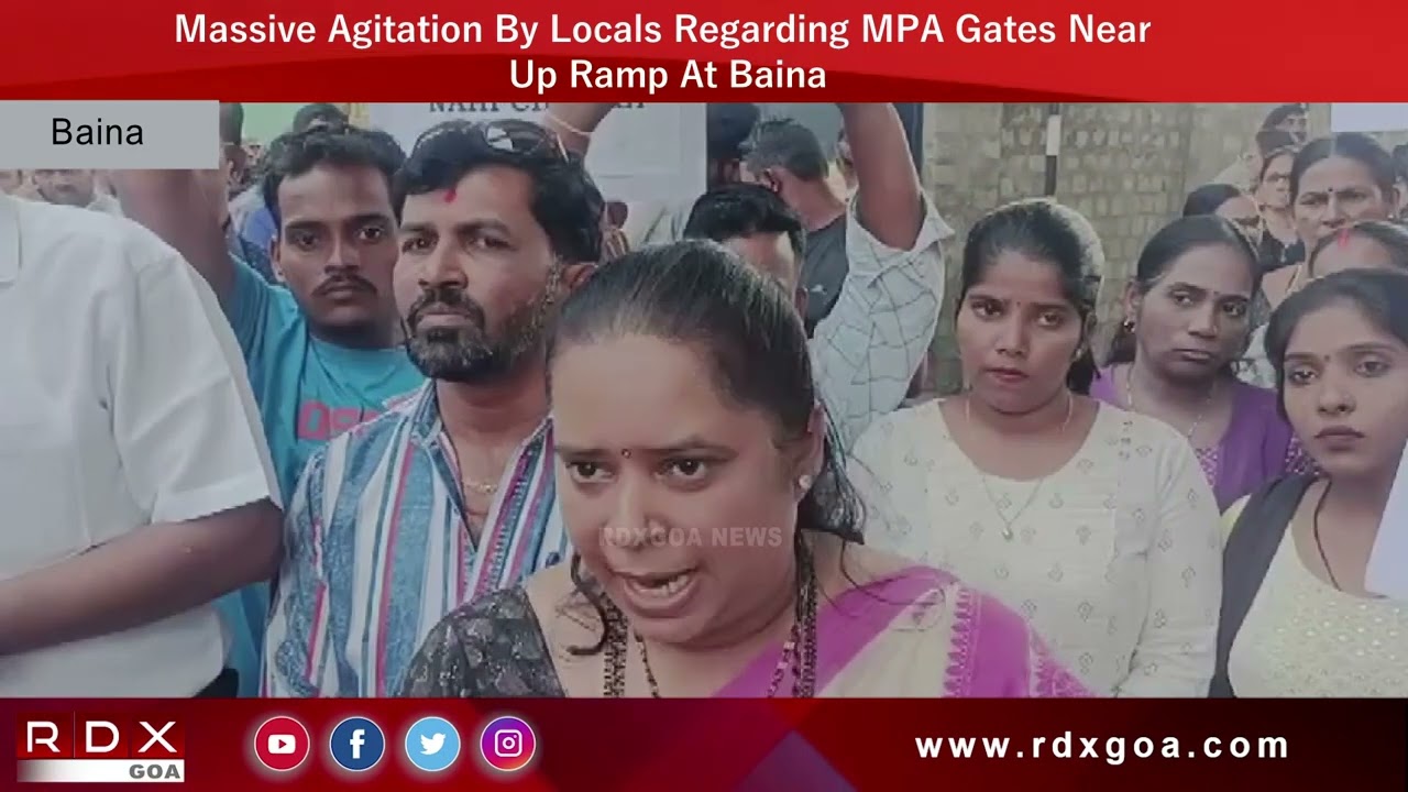 Massive Agitation By Locals Regarding MPA Gates Near Up Ramp At Baina ...