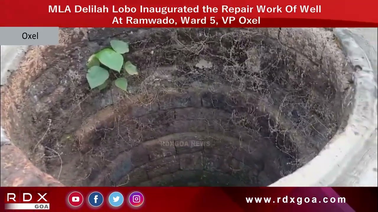 MLA Delilah Lobo Inaugurated the Repair Work Of Well At Ramwado, Ward 5 ...