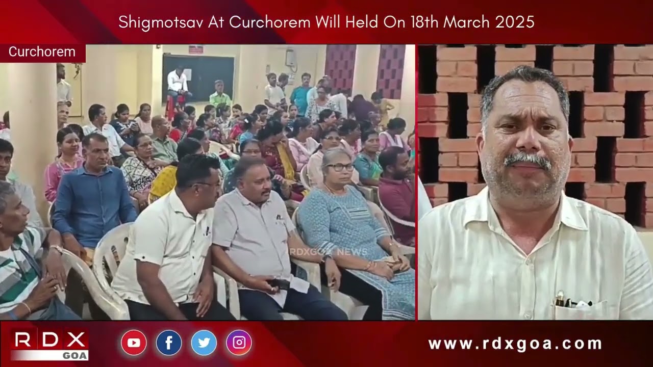 Shigmotsav At Curchorem Will Held On 18th March 2025 - RDX Goa