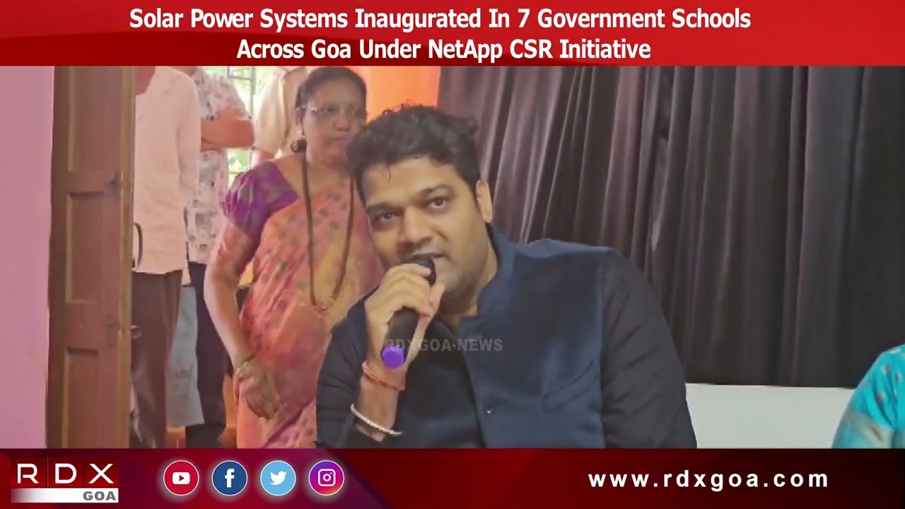 Solar Power Systems Inaugurated In 7 Government Schools Across Goa ...