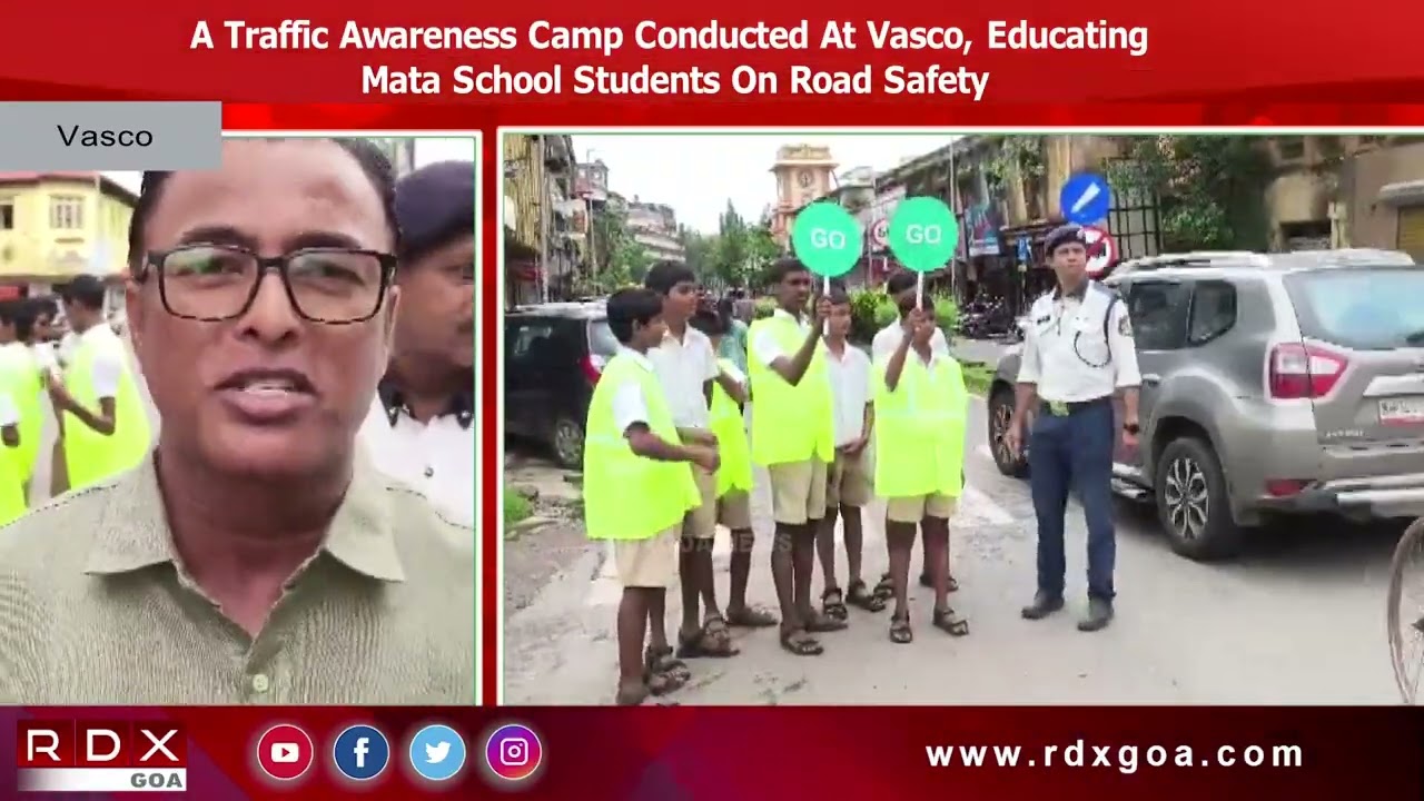 A Traffic Awareness Camp Conducted At Vasco, Educating Mata School ...