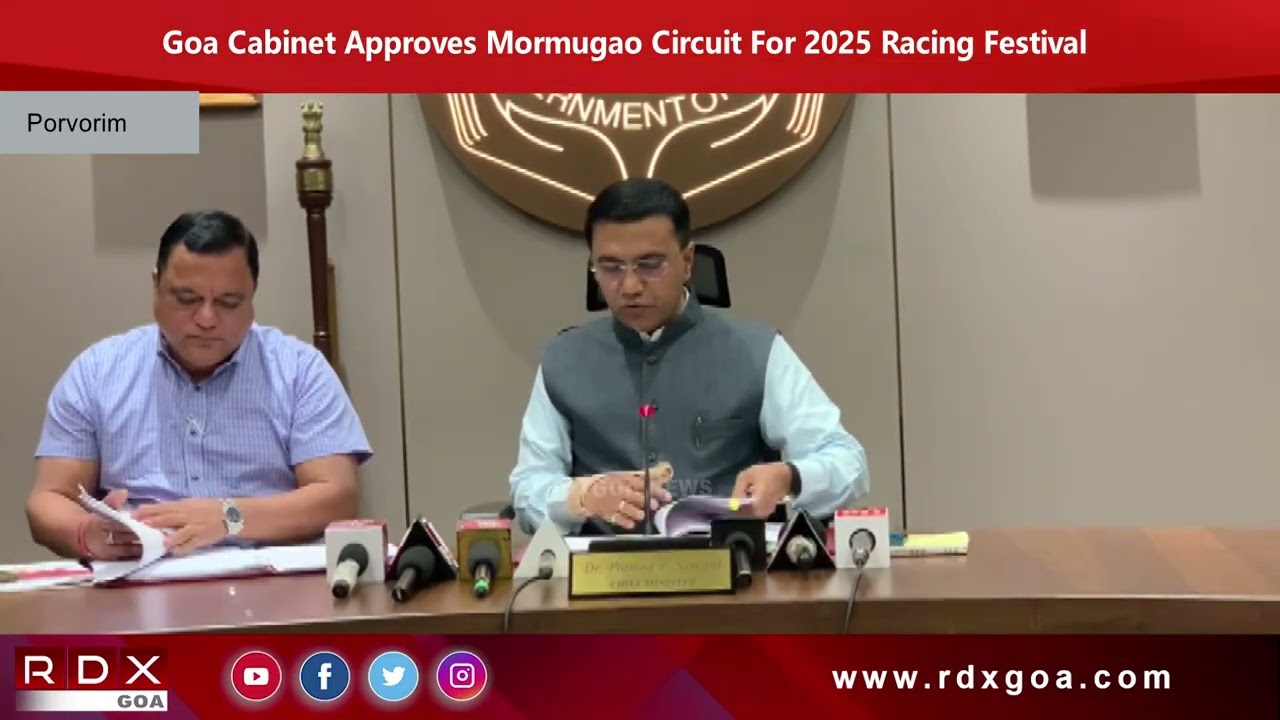 Goa Cabinet Approves Mormugao Circuit For 2025 Racing Festival - RDX Goa